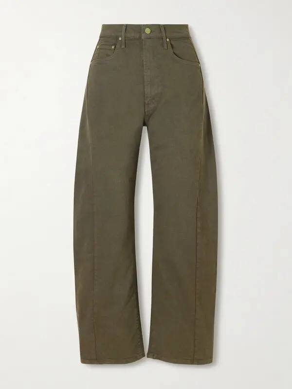 MOTHER The Half Pipe Flood High-rise Wide-leg Jeans