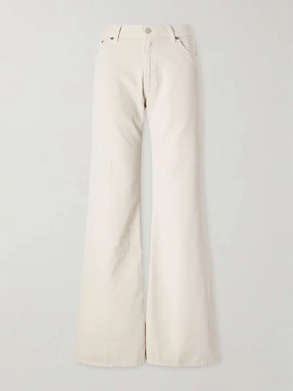 HAIKURE Clara Cotton-courduroy Wide-leg Pants