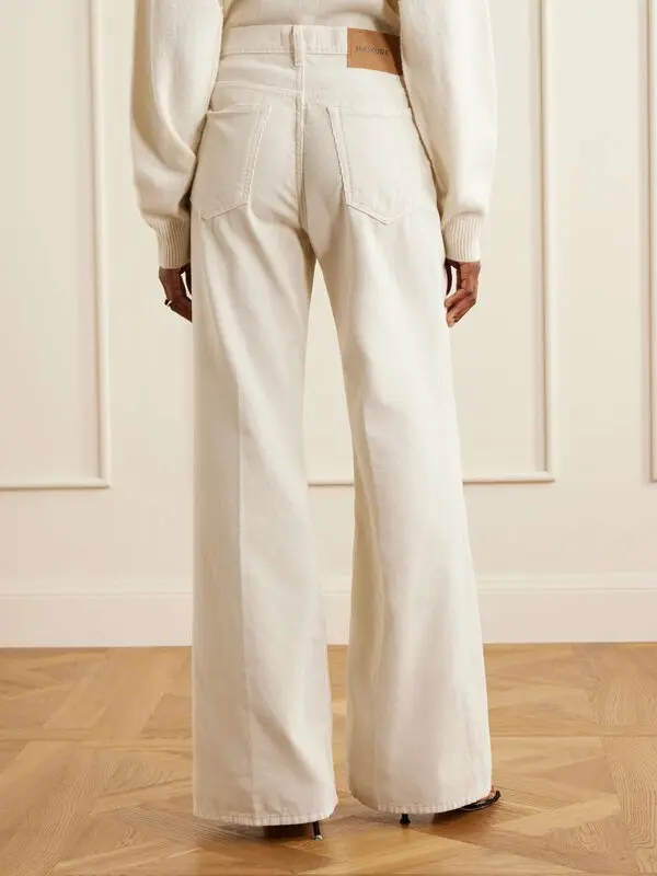 HAIKURE Clara Cotton-courduroy Wide-leg Pants