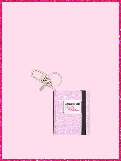 Pink Elle Dog Charm Keychain - Print