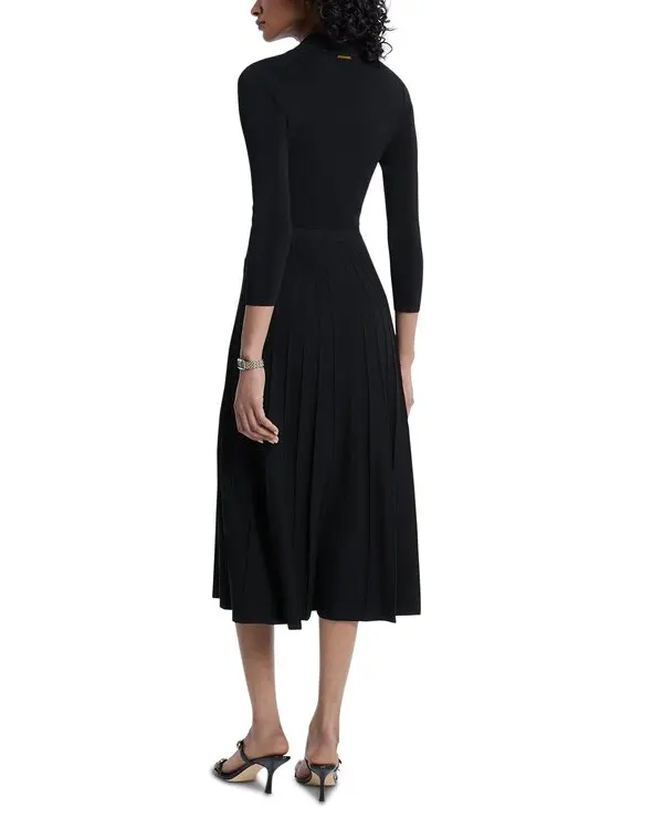 Michael Kors Flared Midi Dress - Black