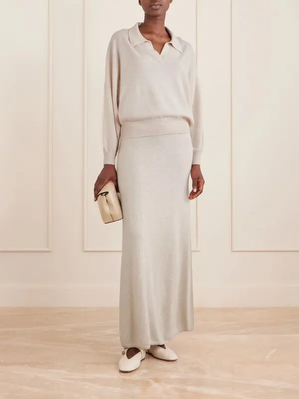 LISA YANG Cashmere Polo Sweater