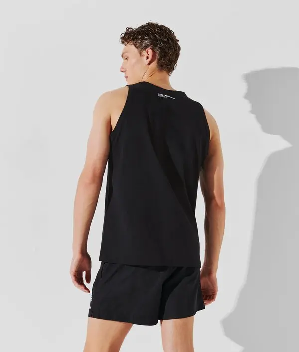 Karl Lagerfeld Logo Beach Tank Top