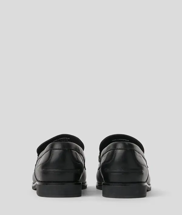 Karl Lagerfeld Leather Penny Loafers