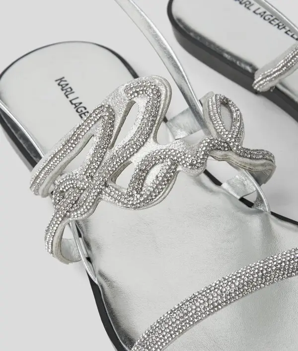 Karl Lagerfeld Signature Olympia Sandals