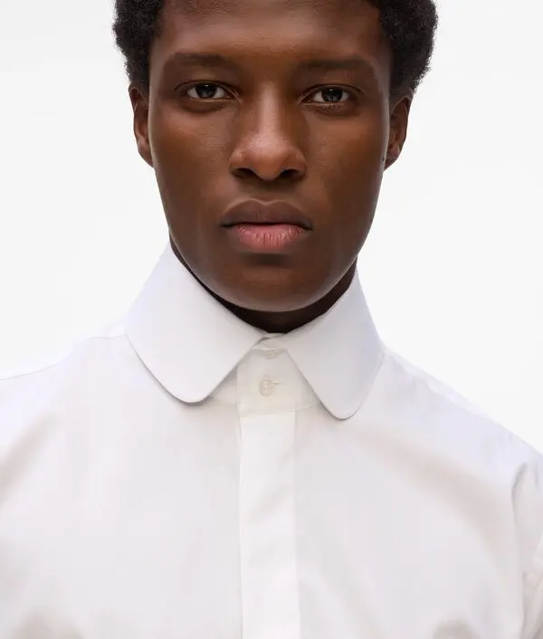 Karl Lagerfeld Rounded Collar Shirt