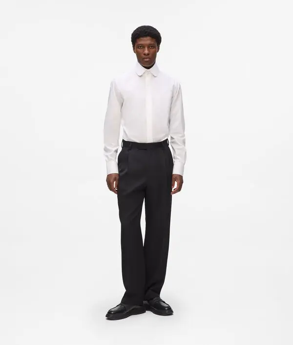 Karl Lagerfeld Rounded Collar Shirt
