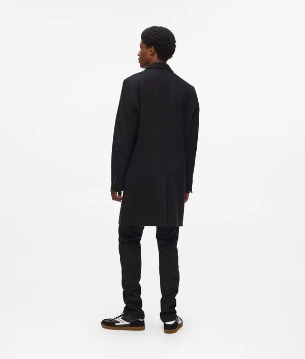 Karl Lagerfeld Tailored Wool-blend Coat