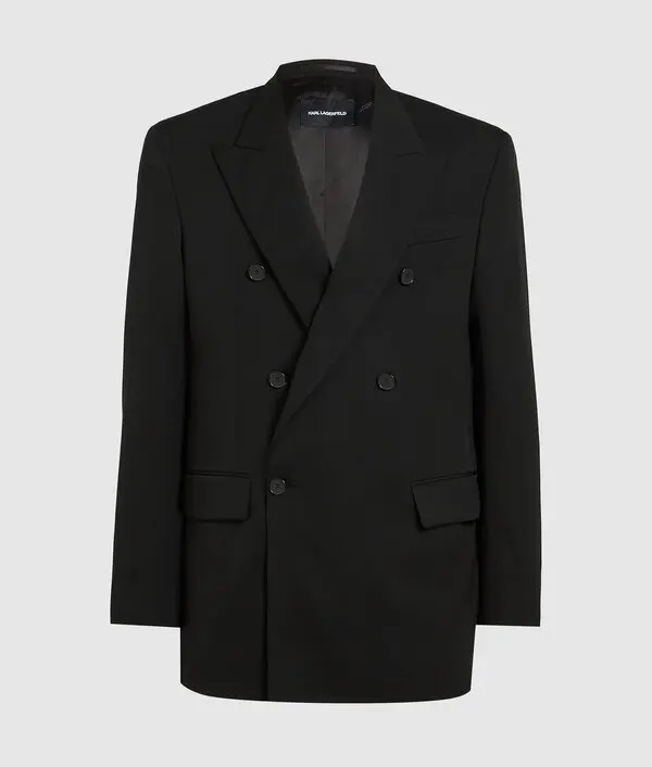 Karl Lagerfeld Kl Studio Wool Blazer