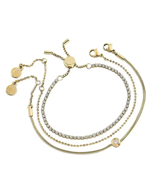 Baublebar Catherine Mixed Chain Bracelets, Set Of 3