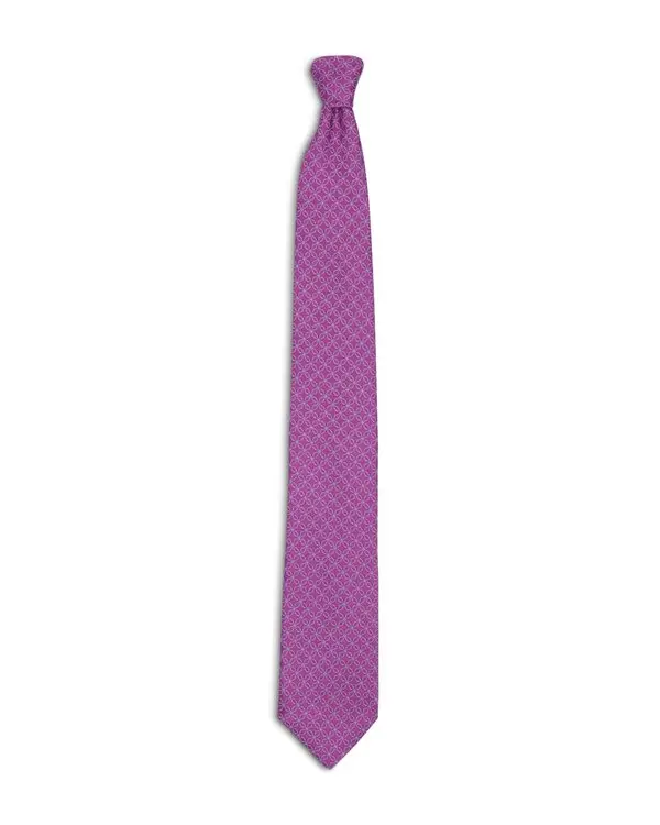 David Donahue Silk Classic Floral Tie