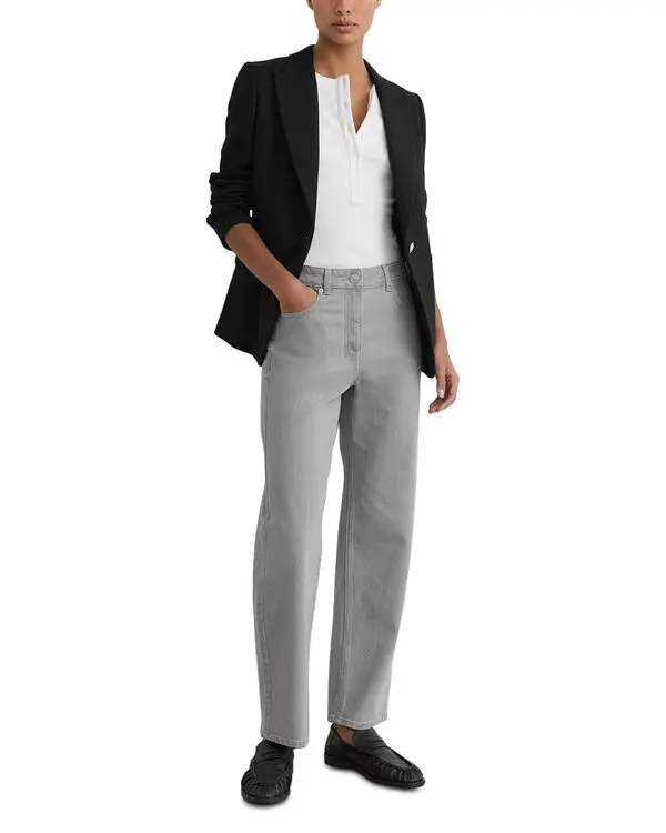 REISS Selin High Rise Ankle Straight Jeans