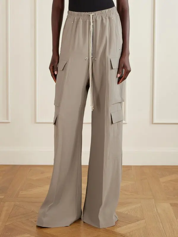 Rick Owens Wide-leg Cargo Pants - Gray