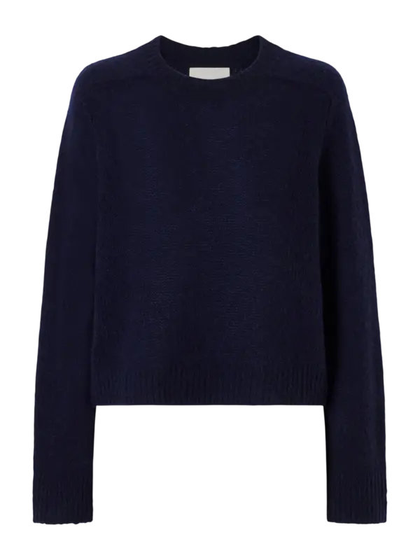 LISA YANG Solene Cashmere And Silk-blend Sweater - Blue