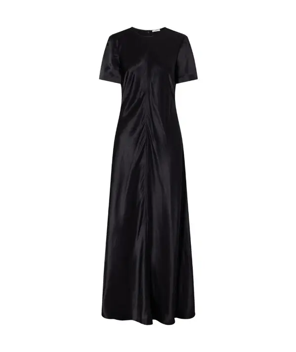 FFORME Akriti Satin-crepe Maxi Dress - Black