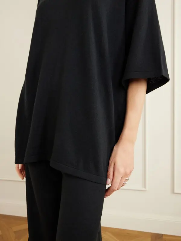 LISA YANG Agnette And Ainsley Cotton And Cashmere-blend Sweater And Pants Set