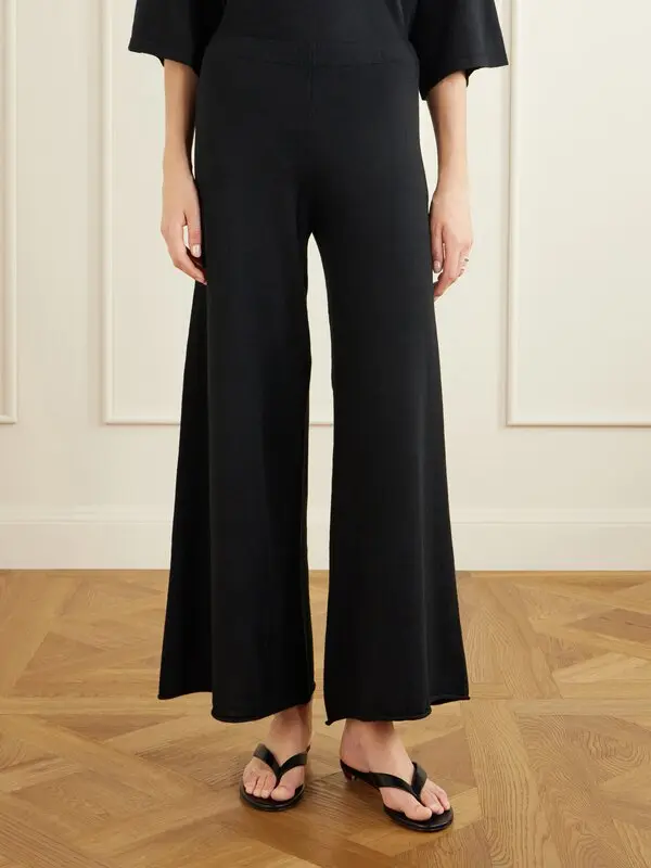 LISA YANG Agnette And Ainsley Cotton And Cashmere-blend Sweater And Pants Set