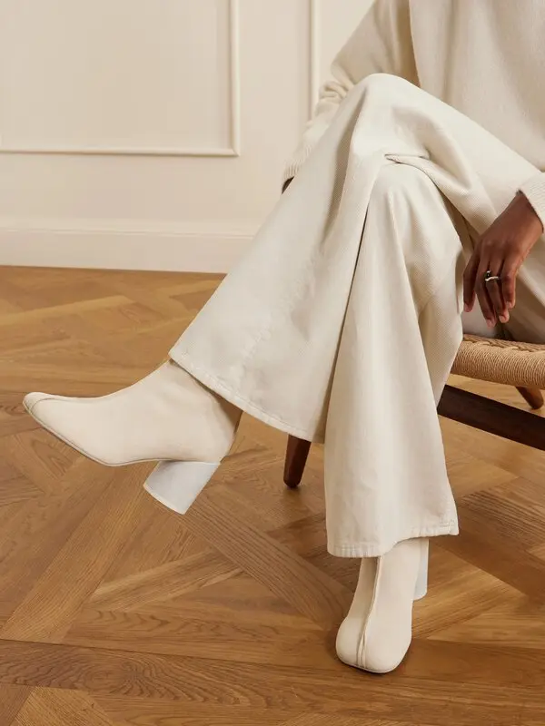 Chloé Mm6 Maison Margiela Suede Ankle Boots