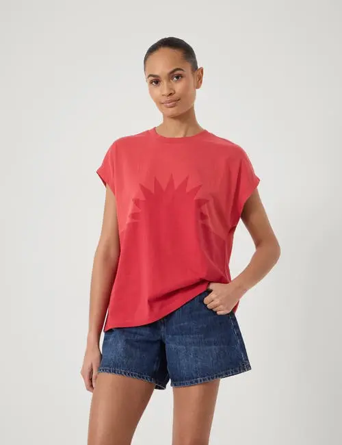 HUSH Sunburst Graphic Short Sleeve T-shirt