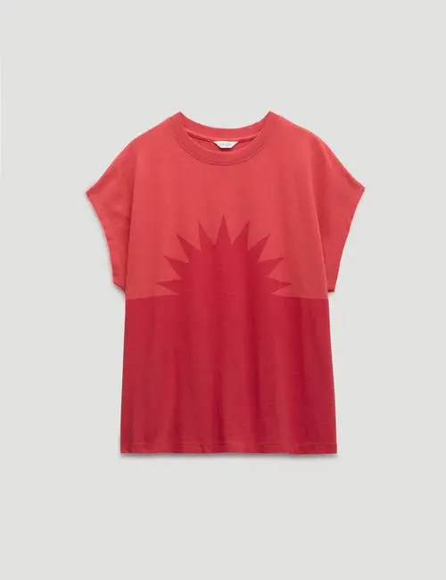 HUSH Sunburst Graphic Short Sleeve T-shirt