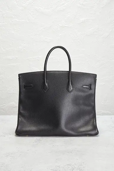Hermès 1996 Ardennes Birkin 35 Retourne Handbag - Etain