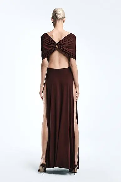 Revolve Konstantin Gown - Brown