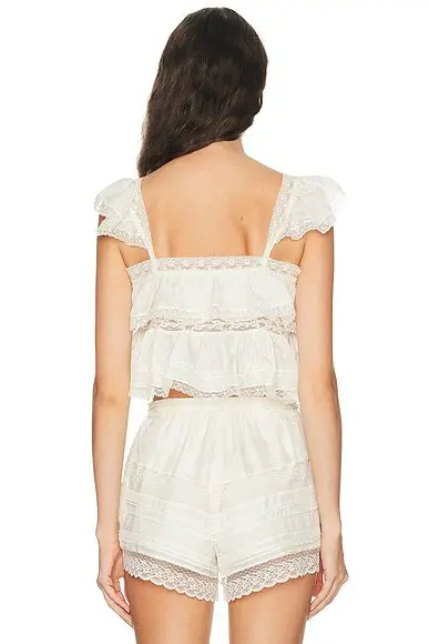 LoveShackFancy Linata Top