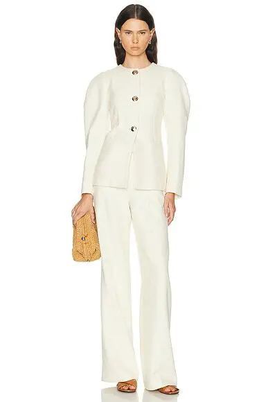 Gabriela Hearst Daelan Jacket - Ivory