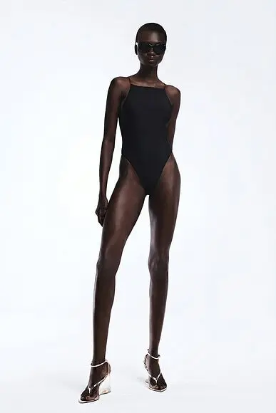 Revolve Basile Bodysuit - Black
