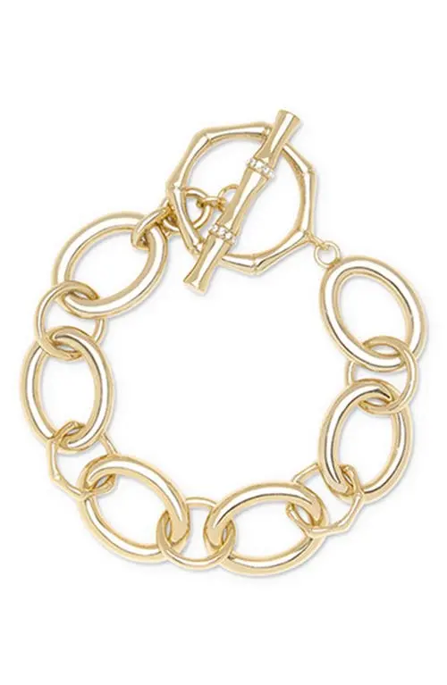 Ramy Brook Chiara Tone Bamboo Link Bracelet - Gold
