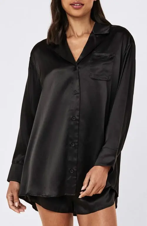 PAPINELLE Audrey Mulberry Silk Pajama Shirt