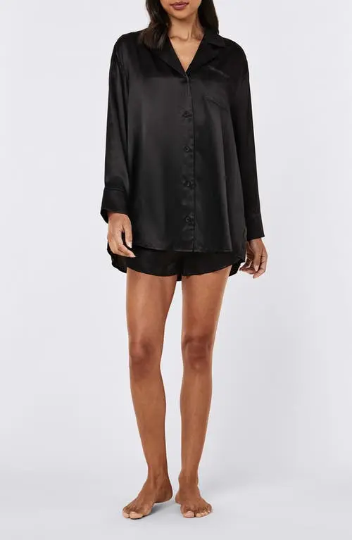 PAPINELLE Audrey Mulberry Silk Pajama Shirt