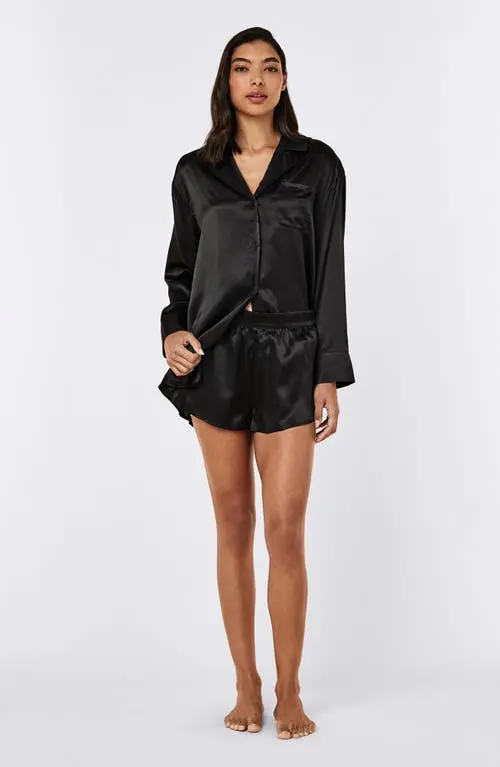 PAPINELLE Audrey Mulberry Silk Boxer Shorts