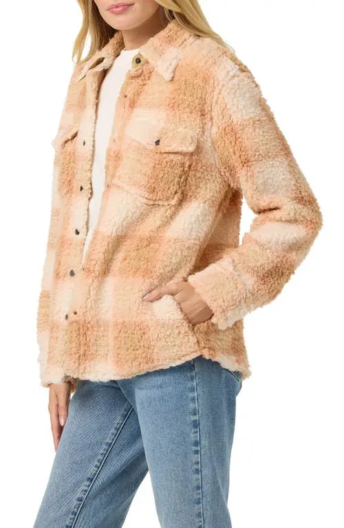 O'Neill Zuma High Pile Plaid Shirt Jacket