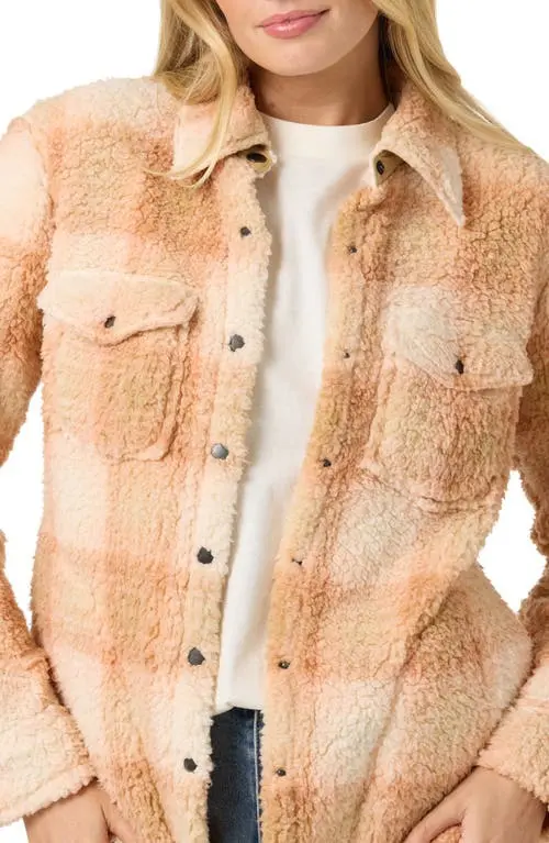 O'Neill Zuma High Pile Plaid Shirt Jacket