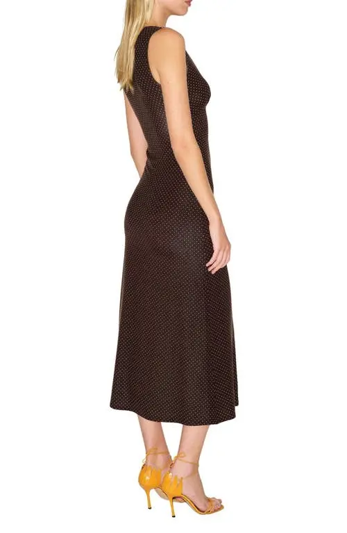 REFORMATION Brayden Knit Dress - Pin Dot