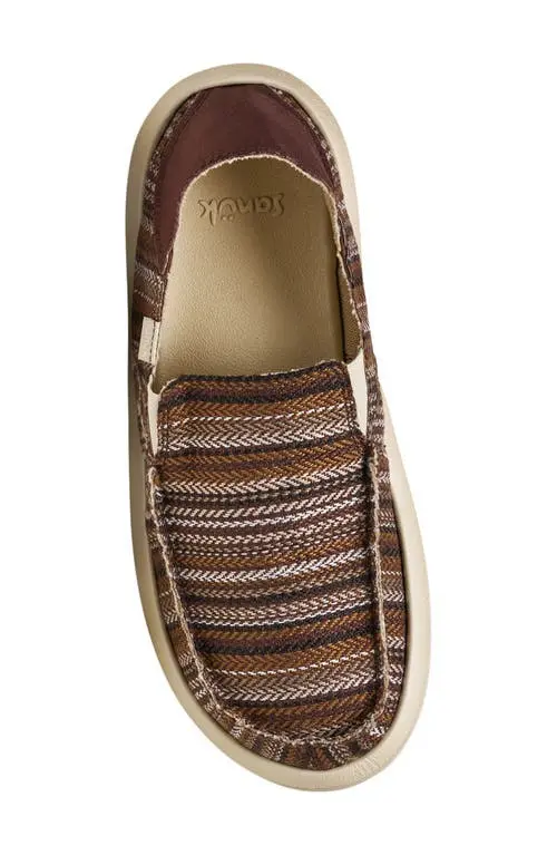 Sanuk Donny Novelty Slip-on - Brown Multi