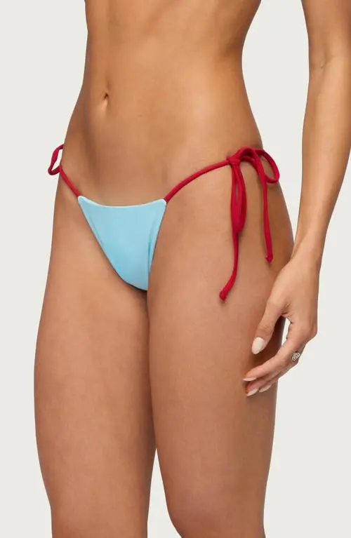 EDIKTED Leni Contrast Bikini Bottoms