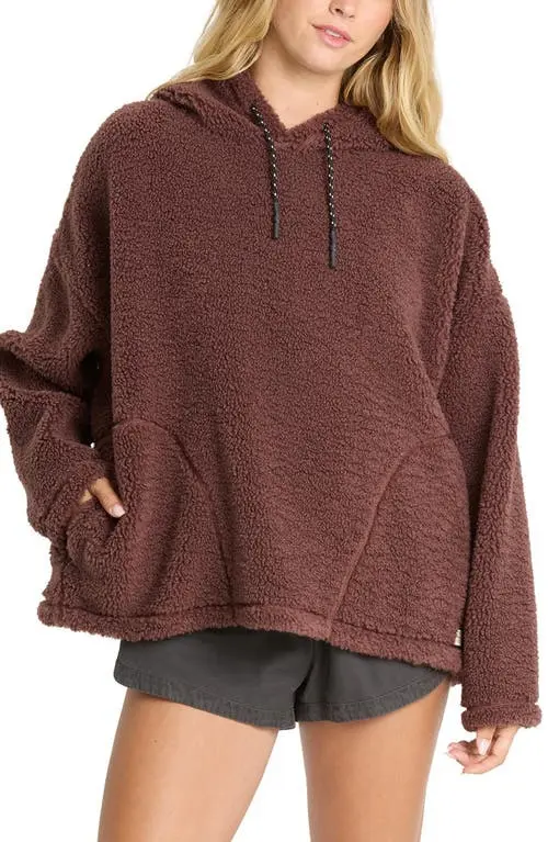 BILLABONG Time Out Sherpa Hoodie - Espresso