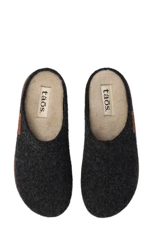 TAOS Wool Clogs - Black