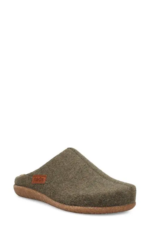 TAOS Wool Clogs - Olive
