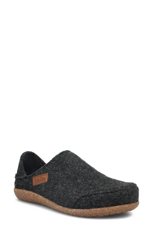 TAOS Wool Collapsible Shoe - Black