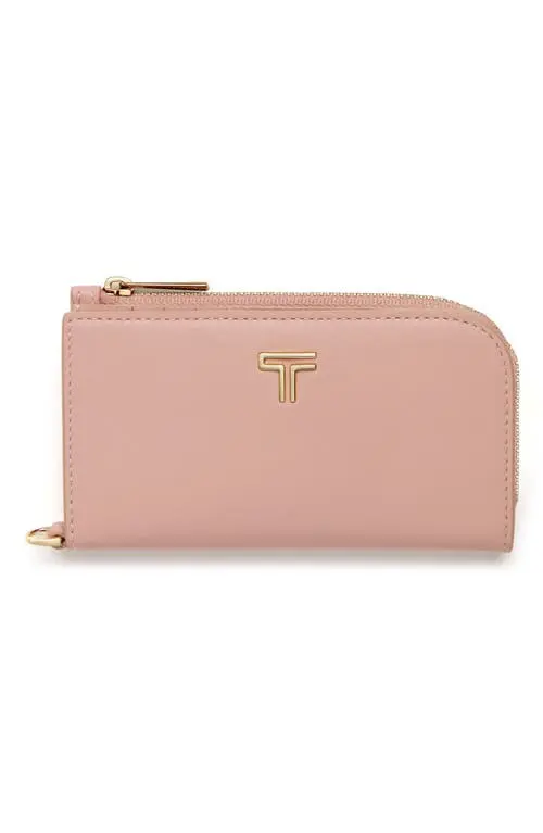 Tumi L-zip Card Case - Blush