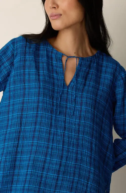 Eileen Fisher Round Neck Organic Linen Top