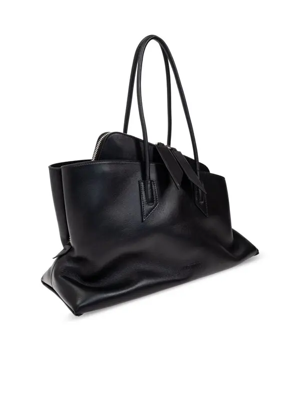 Attico La Passeggiata Top Medium Shoulder Bag - Black