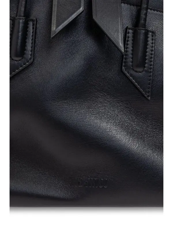 Attico La Passeggiata Top Medium Shoulder Bag - Black