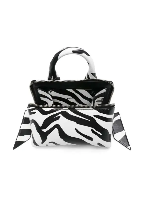 Attico Printed Tote Bag - White