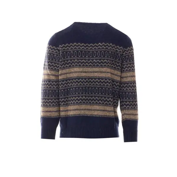 Brunello Cucinelli Nordic Jacquard Crew Neck Sweater