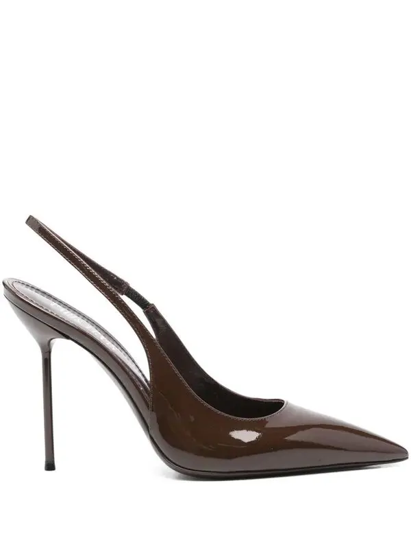 Paris Texas Lidia Pump With Ankle Strap - Brown