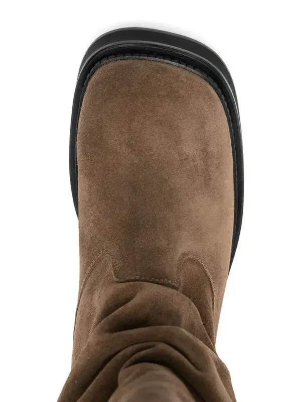 Attico Robin Promenade Knee-high Suede Boots